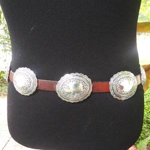 Lawrence Baca | Accessories | Concha Belt By Lawrence Baca Sterling ...